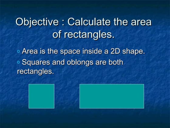 Area of-rectangles | PPT