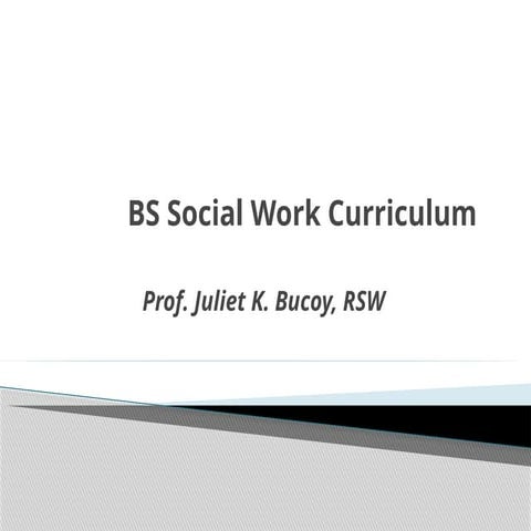 areas of the BSSW curriculum areas of the BSSW curriculum areas of the ...