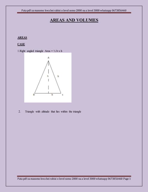 Area of triangle | PPT