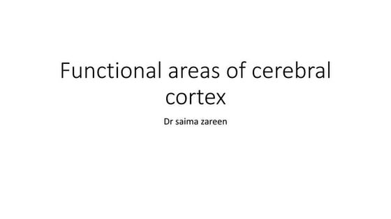 Anatomy and physiology of brain | PPTX