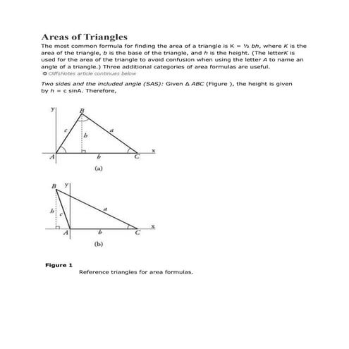 Areas of triangles | DOCX