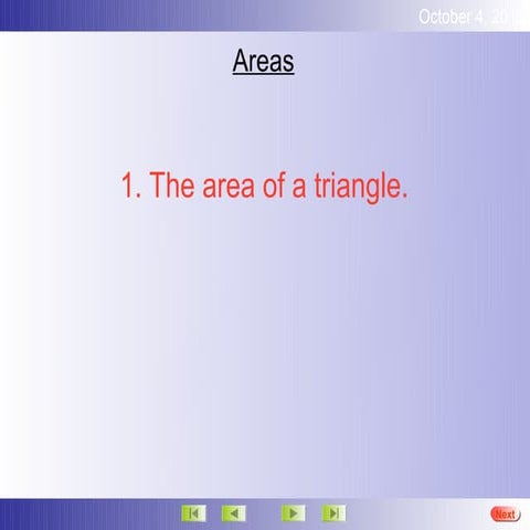 Area triangles | PPT