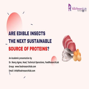 Are edible insects the next sustainable source of proteins challenges ...