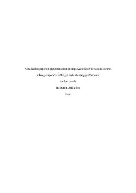 Running Head Applying Organizational Behavior Theory Docx