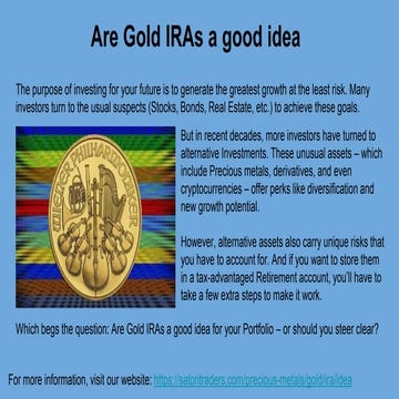 Home Storage Gold IRA Guide - What Is It? | PPTX