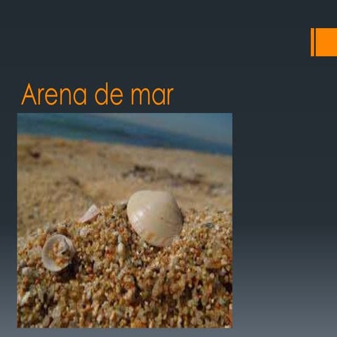 Arena de la playa | PPT