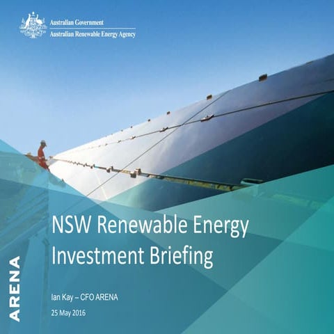 ARENA update on large scale solar | PDF