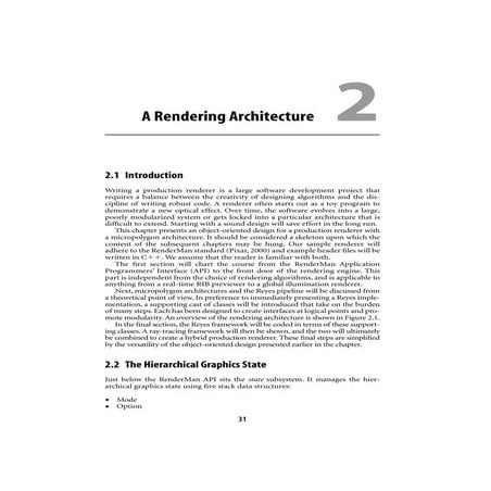 A Rendering Architecture Pdf