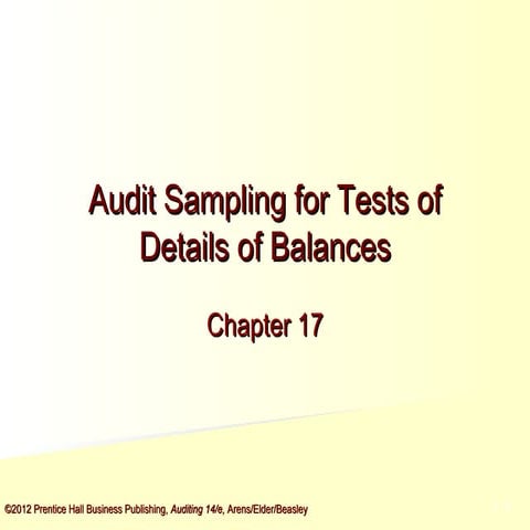Perform audit testing in excel: Monetary Unit Sampling Method | PPT