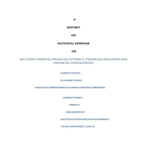 A reportcover page | DOCX
