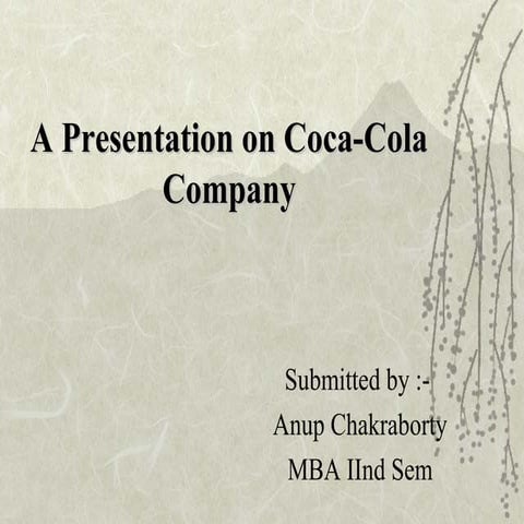 Coca cola-plant-layout | PPT