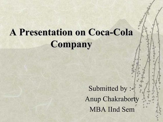 Coca cola-plant-layout | PPT | Food & Drink