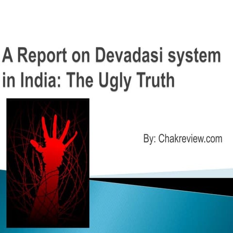 A report on devadasi system in india | PPTX
