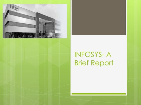 Infosys ppt. | PPT