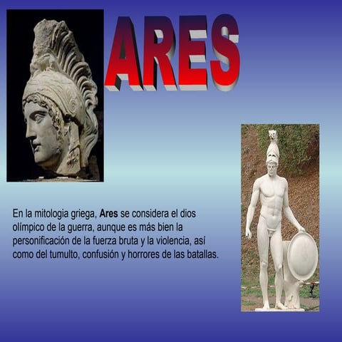 presentacion de Ares mitología griega.pptx