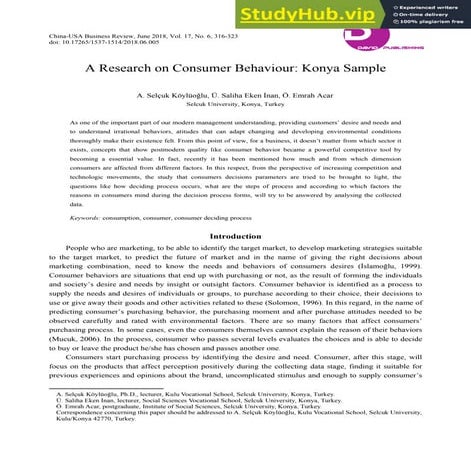 Questionnaire Format For Consumer Behaviour CU BCOM SEM III Consumer