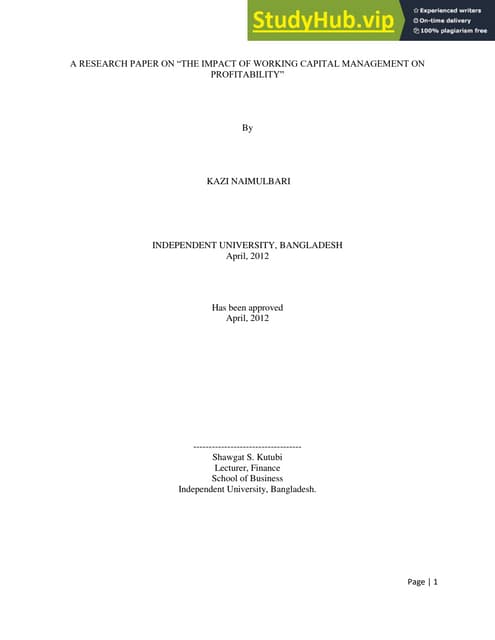 KPMG Audit Report | DOCX