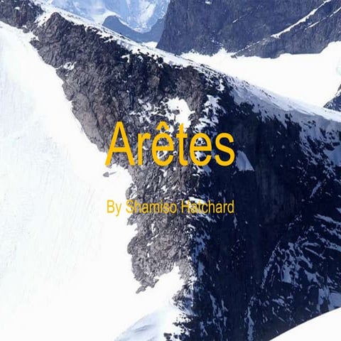 Arêtes | PPTX