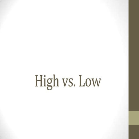 Are these high sounds or low sounds v2 | PPTX