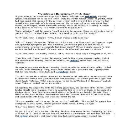 A retrieved reformation | DOCX