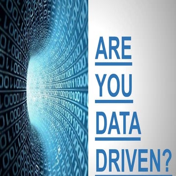 Are You Data-Driven? by Thomas C. Redman | PPTX