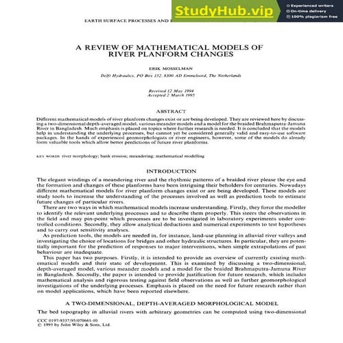 A review of mathematical models of river planform changes.pdf