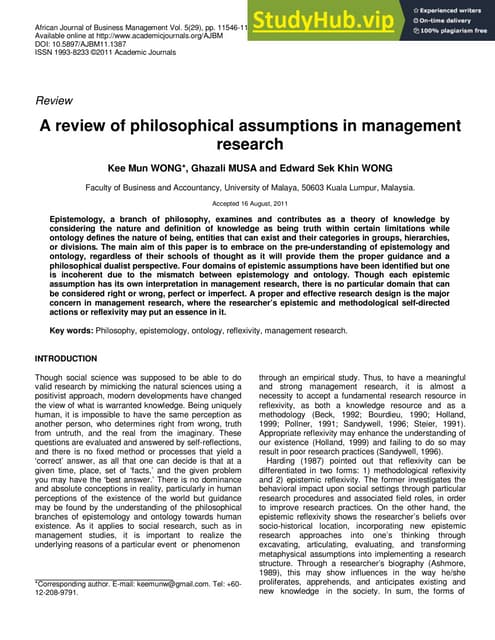 A Deeper Look In Reflexivity | PDF