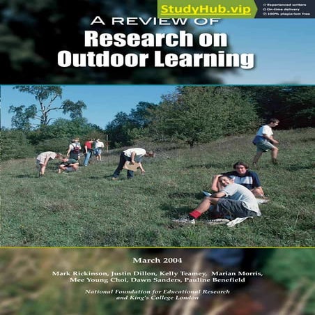 A Review Of Research On Outdoor Learning | PDF