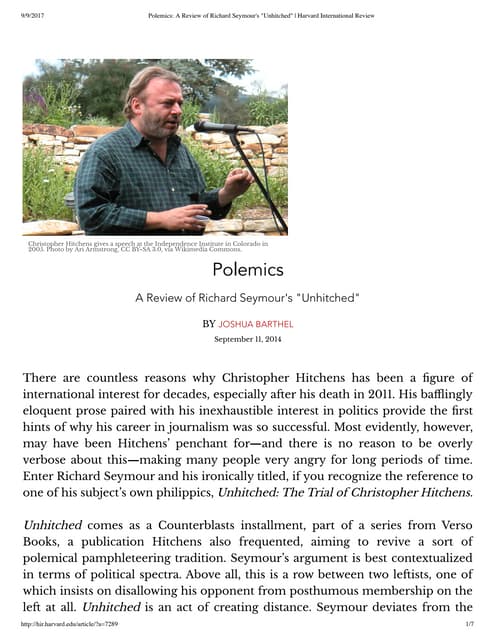 How to Write an Argument | PPT