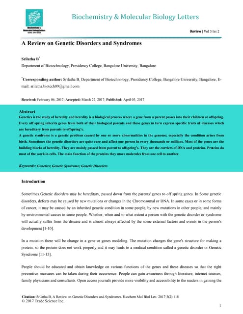 Application of Genetics in Nursing Practice | PPTX