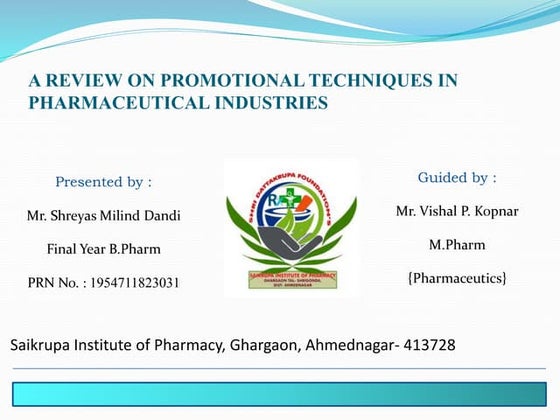 Drug Promotional Literature | PPTX | Pharmaceutical Industry | Industries