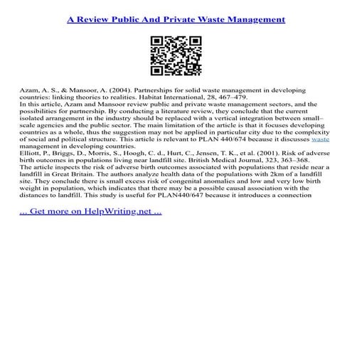 Public Administration Essay | PDF