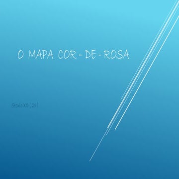 o mapa cor de rosa | PPTX