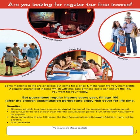 Are you looking for regular tax free income | PDF