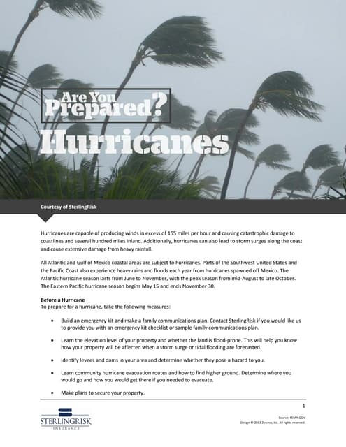 Ready to Weather the Storm? Severe Weather Infographic | PDF | Weather ...