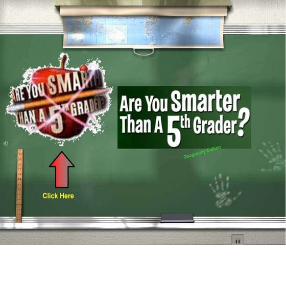 Are You Smarter Than a Fifth Grader- Geography Edition | PPTX