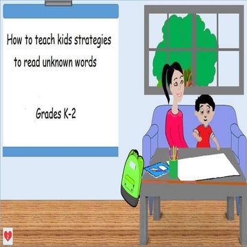 3 Strategies to Teach Kids to Read Unknown Words | PPTX