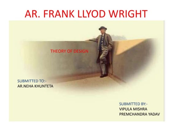 Frank lloyd wright | PPTX