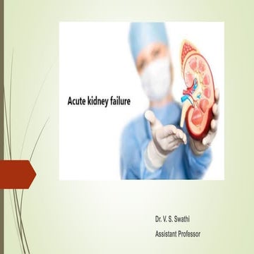 Acute Renal Failure | PPTX
