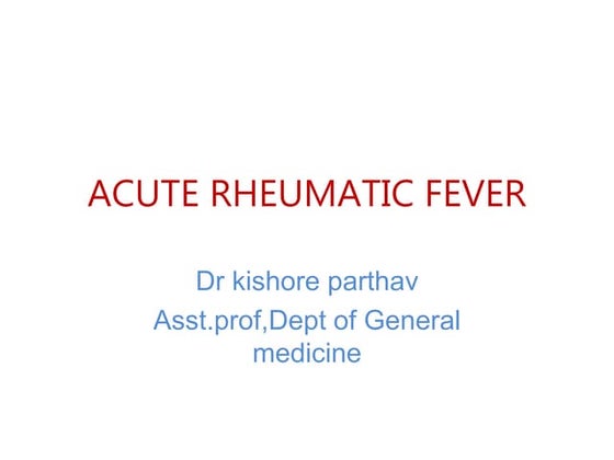Acute rheumatic fever.ppt