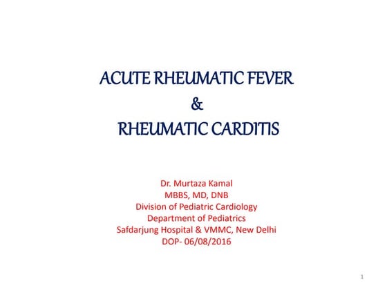 Rheumatic_Heart_Disease by Ananya Singha | PPT