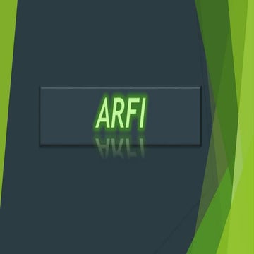 Arfi | PPTX