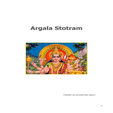 Argala stotram | PDF