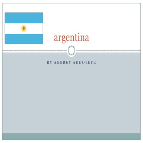 Argentina | PPTX