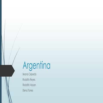 Argentina PowerPoint Presentation: Sample | PPTX