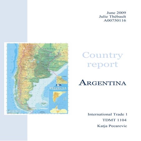 Country report Argentina | PDF | South America Travel | Travel Locations