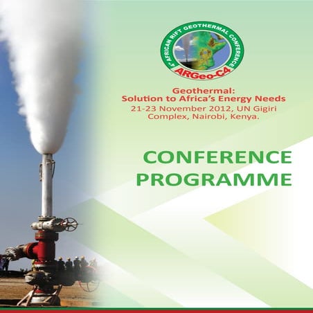 Geothermal: Solution to Africa’s Energy Needs 21-23 November 2012, UN ...