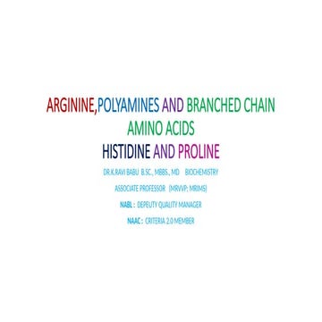 ARGININE ,HISTIDINE AND BRANCHED CHAIN AMINO ACIDS [Autosaved ...
