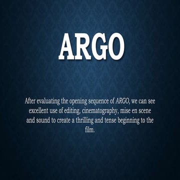 Argo | PPTX