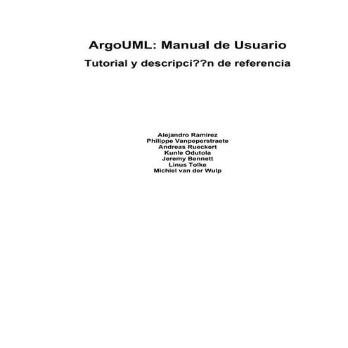 Argo uml | PDF